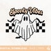 Spooky Vibes Ghost SVG PNG Bundle Cute Ghost SVG Retro - Etsy
