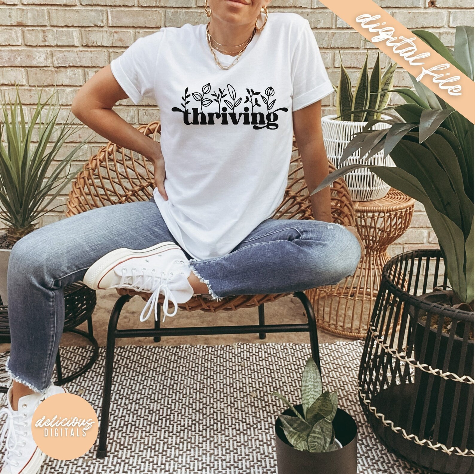 Thriving SVG Cut File Affirmations SVG Positive Quote SVG | Etsy