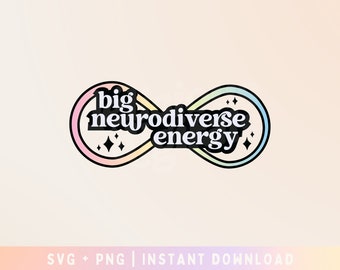 Neurodiversity SVG Bundle Cut File, Embrace Neurodiversity SVG, Autism ...