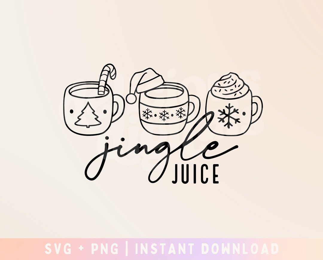 Christmas Drinking SVG, Jingle Juice Svg, Christmas Drinks Svg, Funny ...