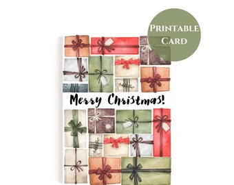 Printable Christmas Candle Card | Festive Red Candle With Holly ...