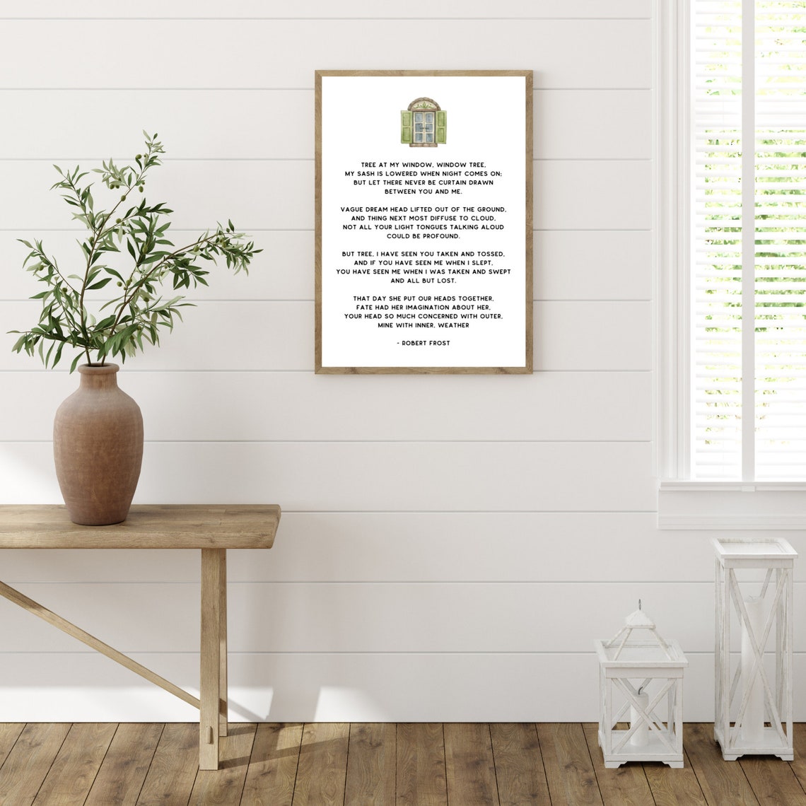 Robert Frost Poem "tree at My Window" | Digital Download Wall Art - Etsy