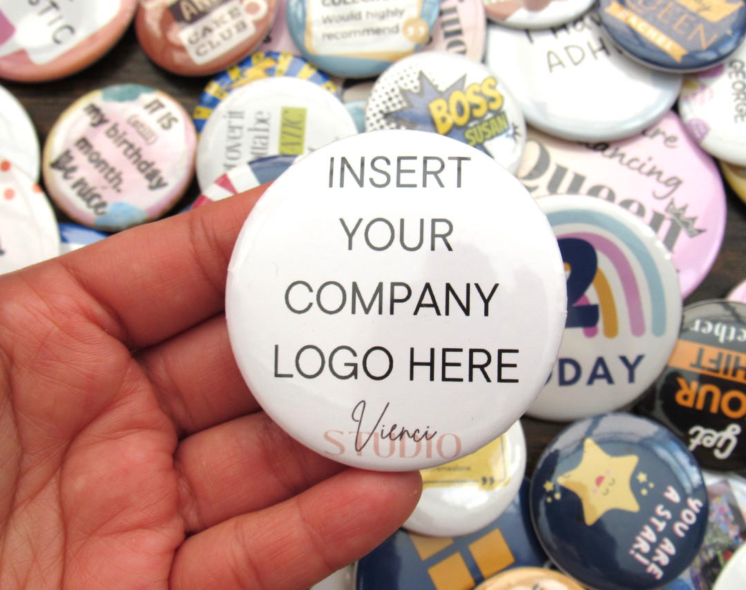 Badge personnalisé, créez votre propre badge avec épingle, badges ...