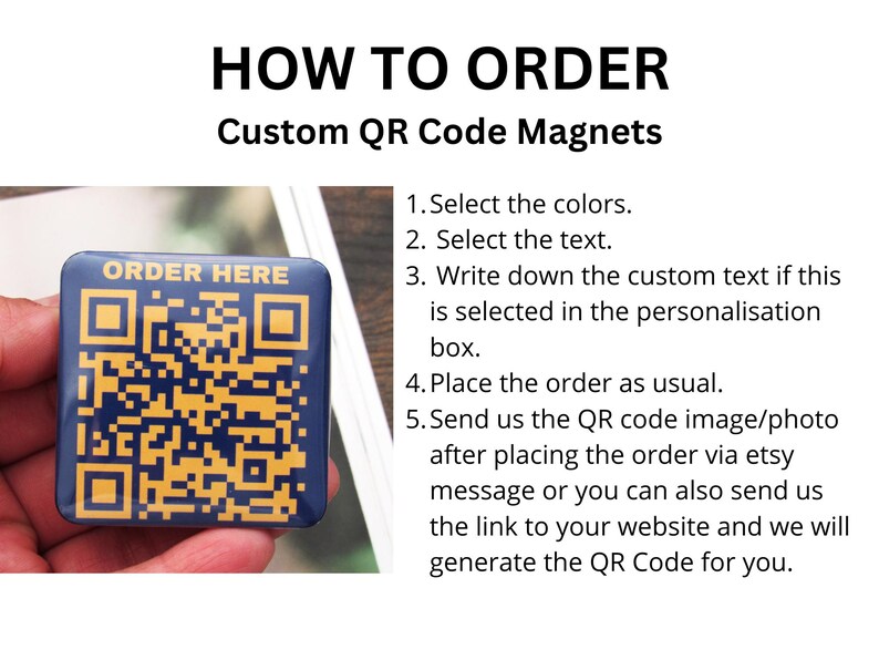 Custom QR Code Magnets Scan for Wifi Sign, Business QR Code for ...