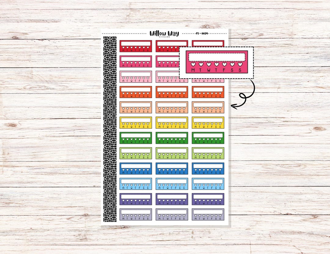 Habit Tracker Planner Stickers, Habit Tracker Planning Stickers ...