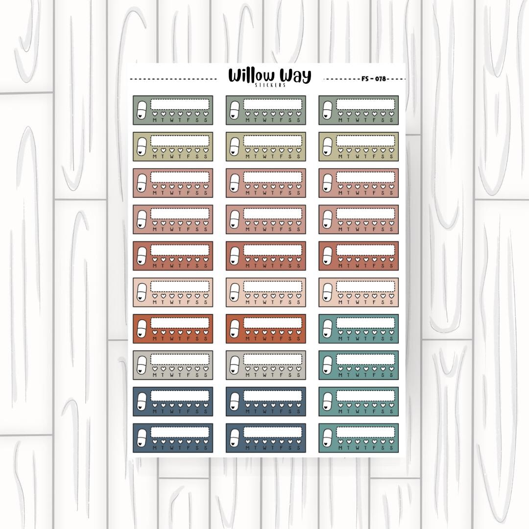 Habit Tracker Planner Stickers, Habit Tracker Planning Stickers ...