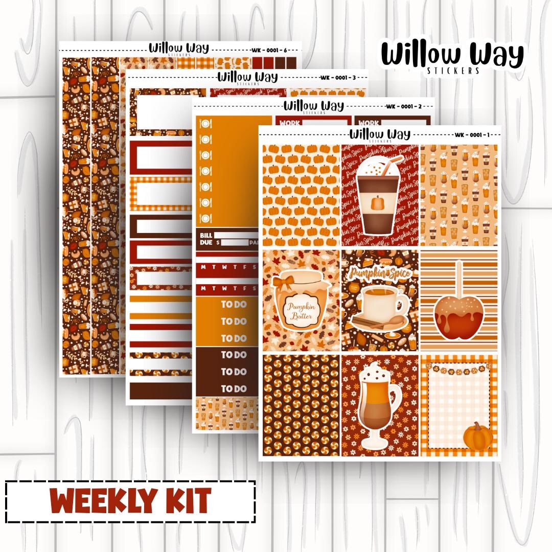 Weekly Planner Sticker Kit | Erin Condren Stickers - Etsy