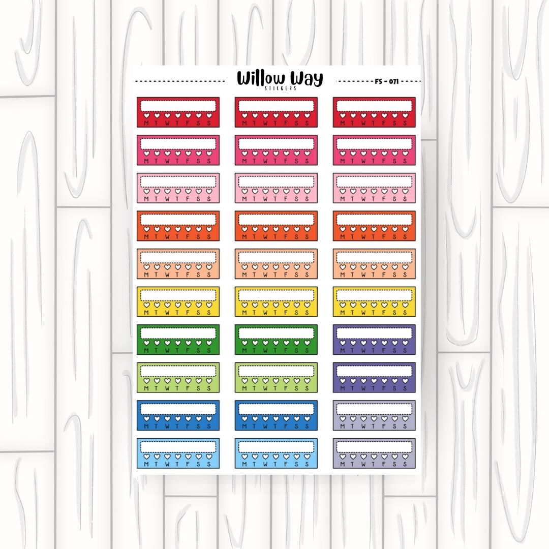 Habit Tracker Planner Stickers, Habit Tracker Planning Stickers ...