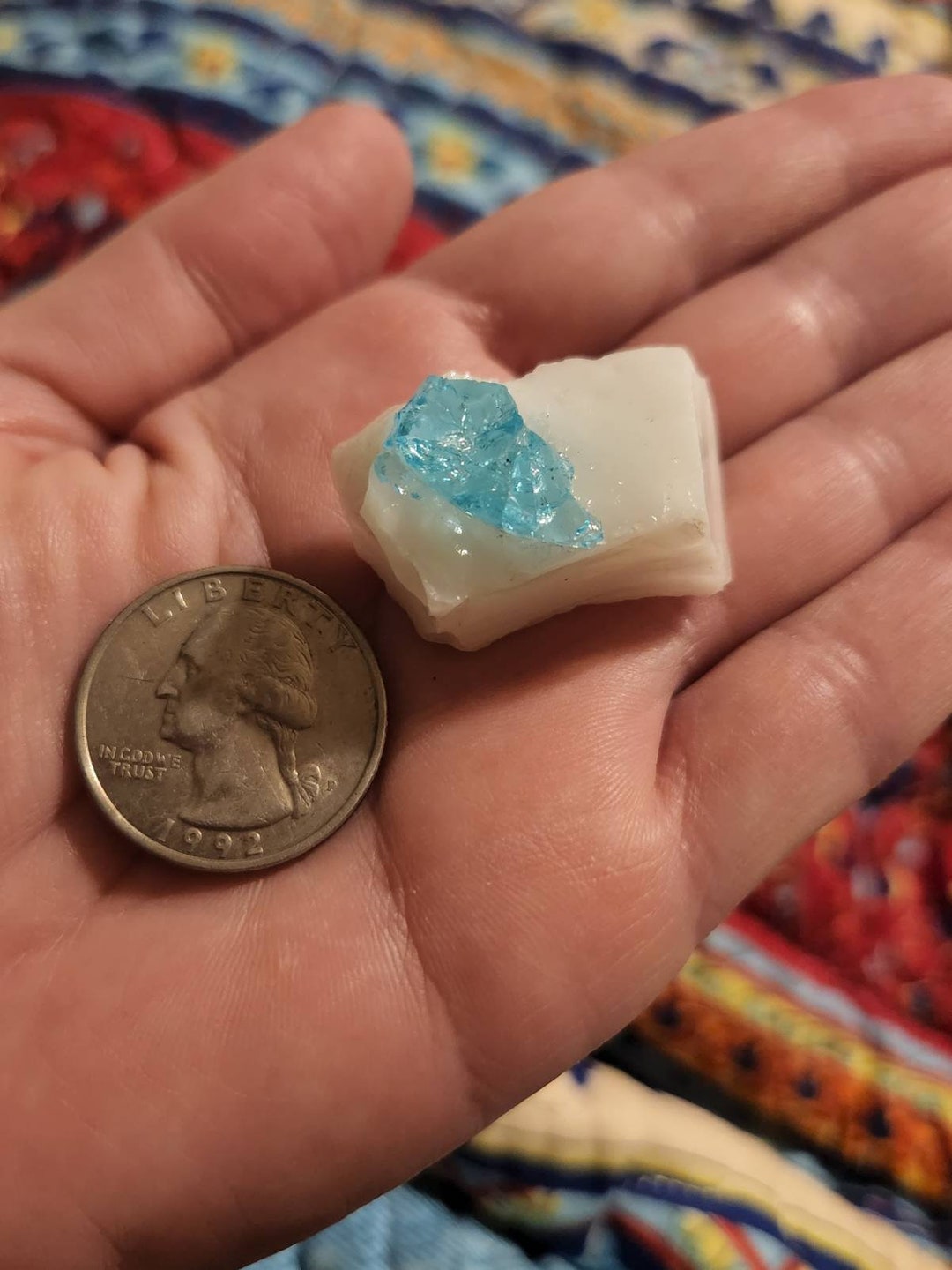 Blue and White Slag Glass Slag Glass Rock Blue Sky Glass - Etsy