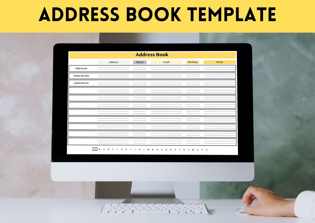 Digital Address Book, Phone Contact List, Birthday Tracker, Client ...