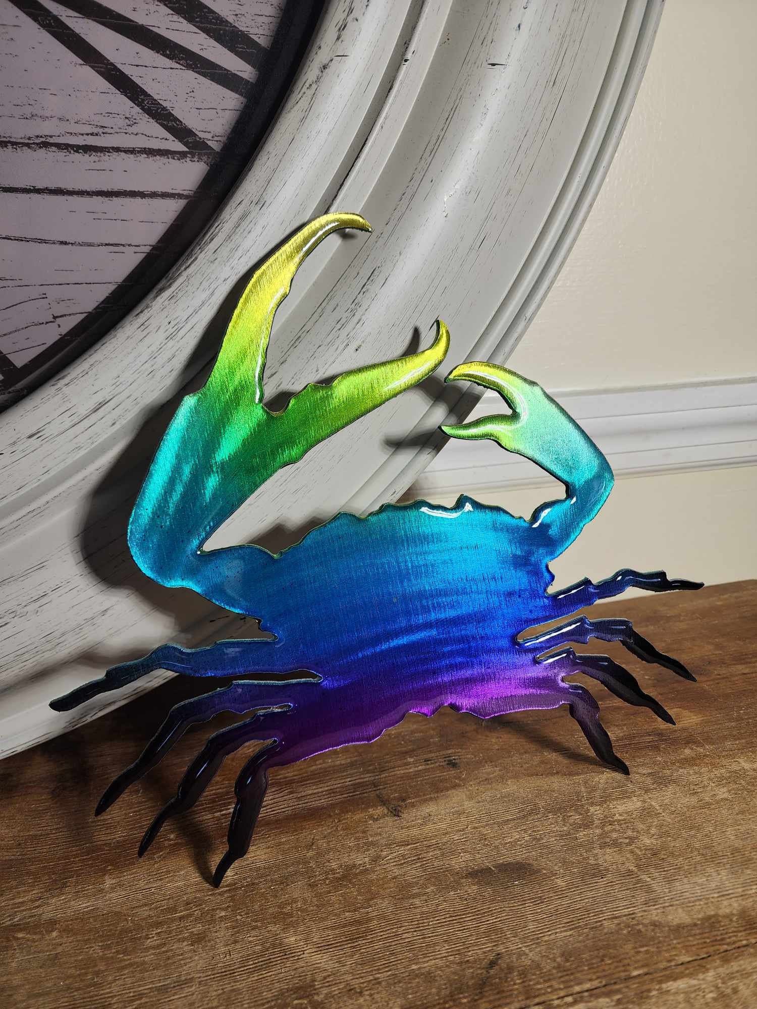 Aluminum Crab Wall Art Metal Fish Art Metal Ocean Art - Etsy