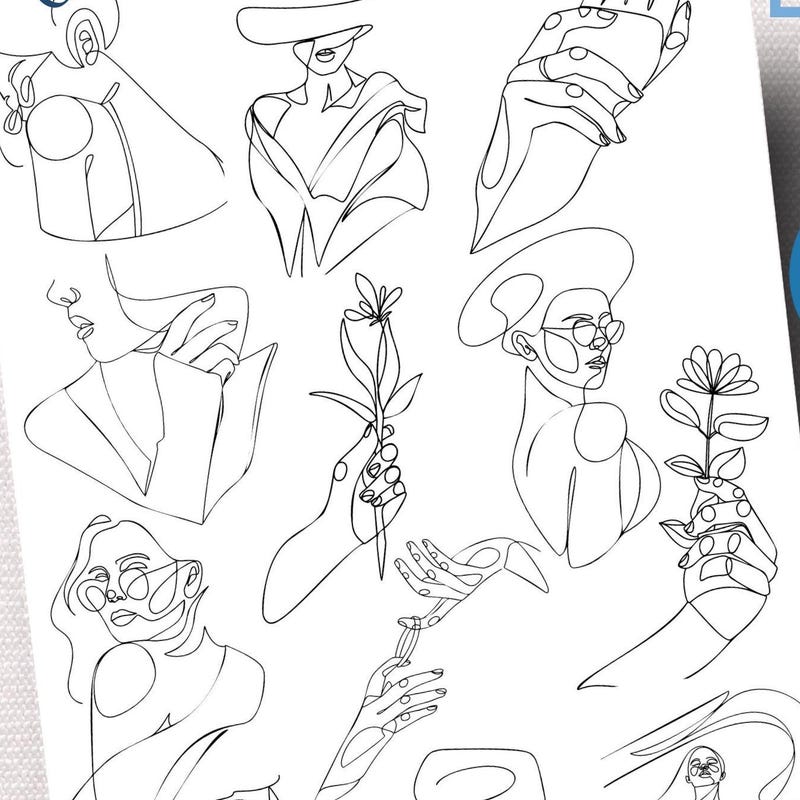 Female Stick Figures - Etsy