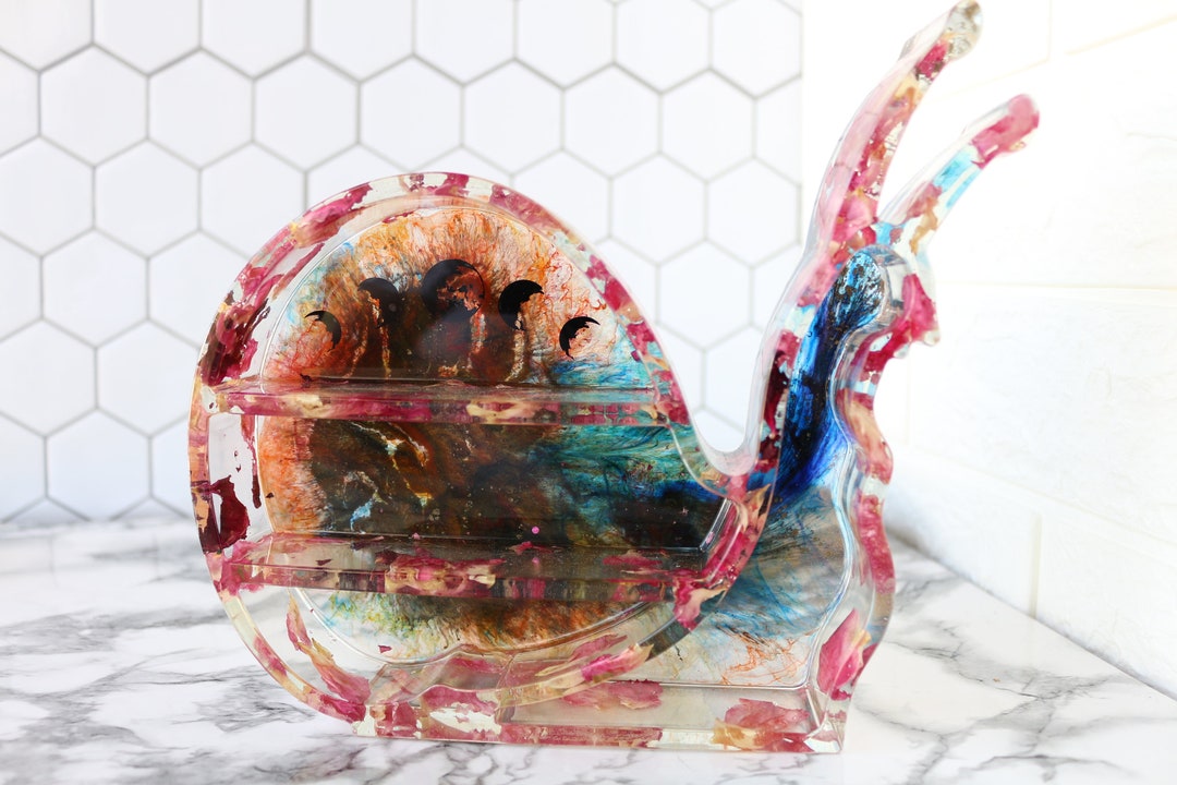 Snelf Snail Display Shelves Crystal Display Cottagecore Miniature ...