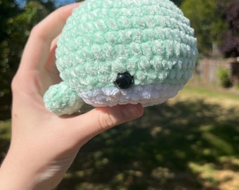 Fuzzy Whale - Etsy