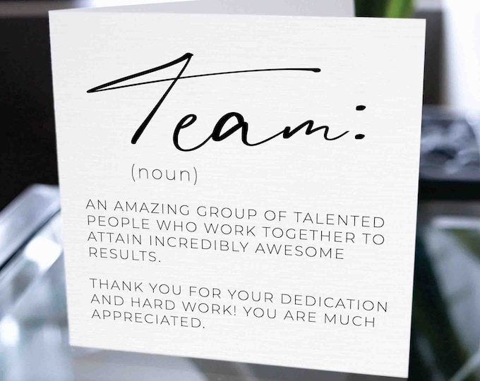 Work/staff Appreciation, Greeting Card, You Matter. Thanks for Being Part of Our Team - Etsy