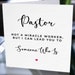Thank You Pastor Card, Thank You Priest Card, Congratulations Pastor ...