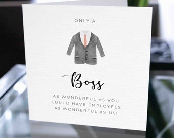 Thank You Card for Boss, Leader Appreciation Card, Printable Leader Thank You Card, Chief Thank ...
