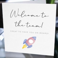 Corporate Welcome Back Card, Welcome Back Card for Team, Staff Welcome ...
