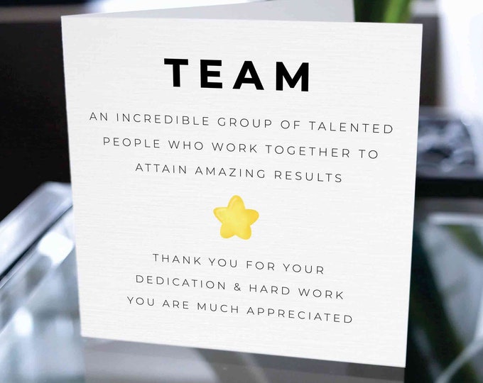 Work/staff Appreciation, Greeting Card, You Matter. Thanks for Being Part of Our Team - Etsy