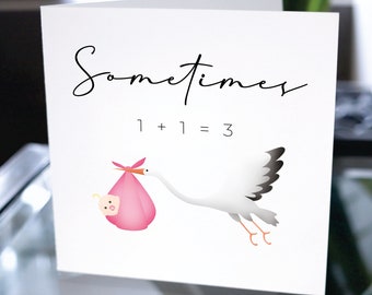 Custom Pregnancy Card New Baby Card and Then There Were Six | Etsy