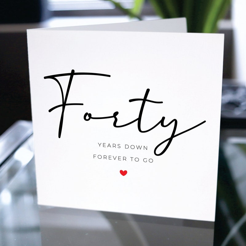 40th Anniversary - Etsy UK