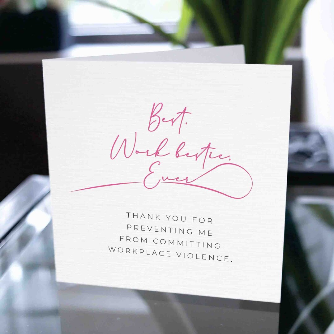 Coworker Thank You Card, Thank You Card for Boss, Leader Appreciation ...