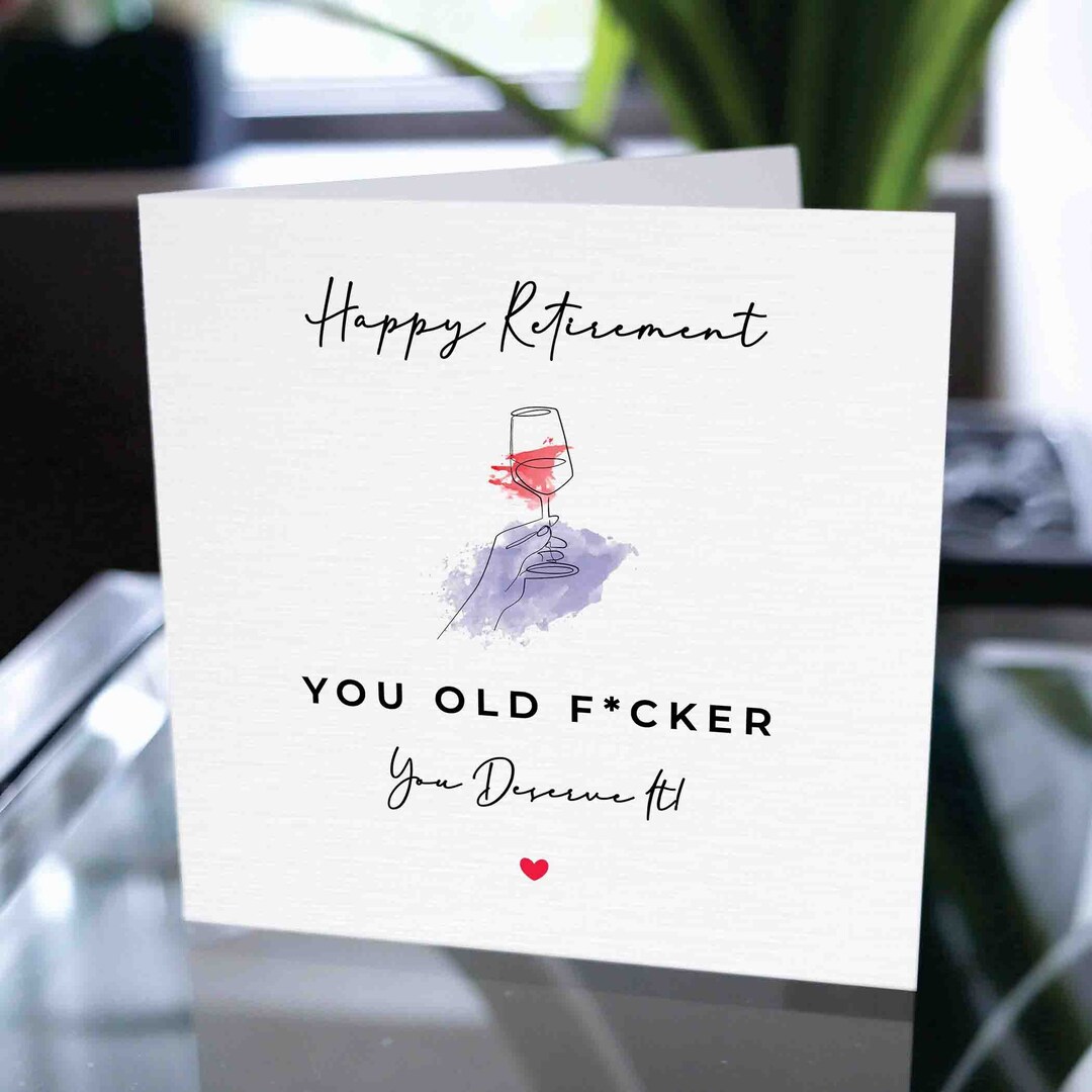 Happy Retirement Card, Retirement Gift, Retirement Card for Employee ...