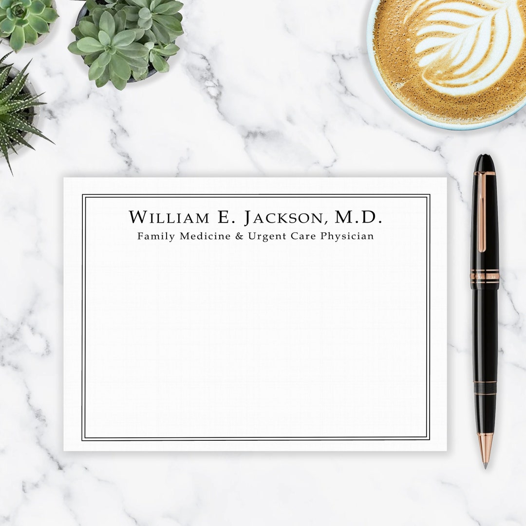 Personalized Note Cards Sets, Custom Note Cards, Professional Note ...