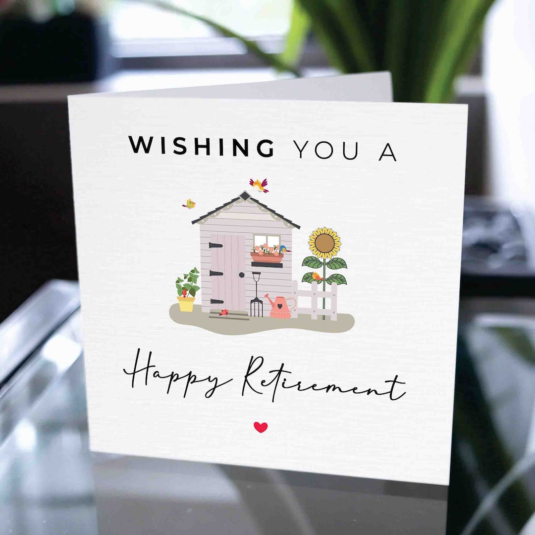 Happy Retirement Card, Retirement Gift, Retirement Card for Employee ...