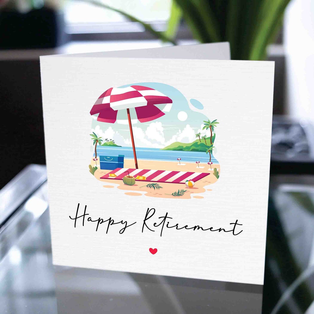 Happy Retirement Card, Retirement Gift, Retirement Card for Employee ...