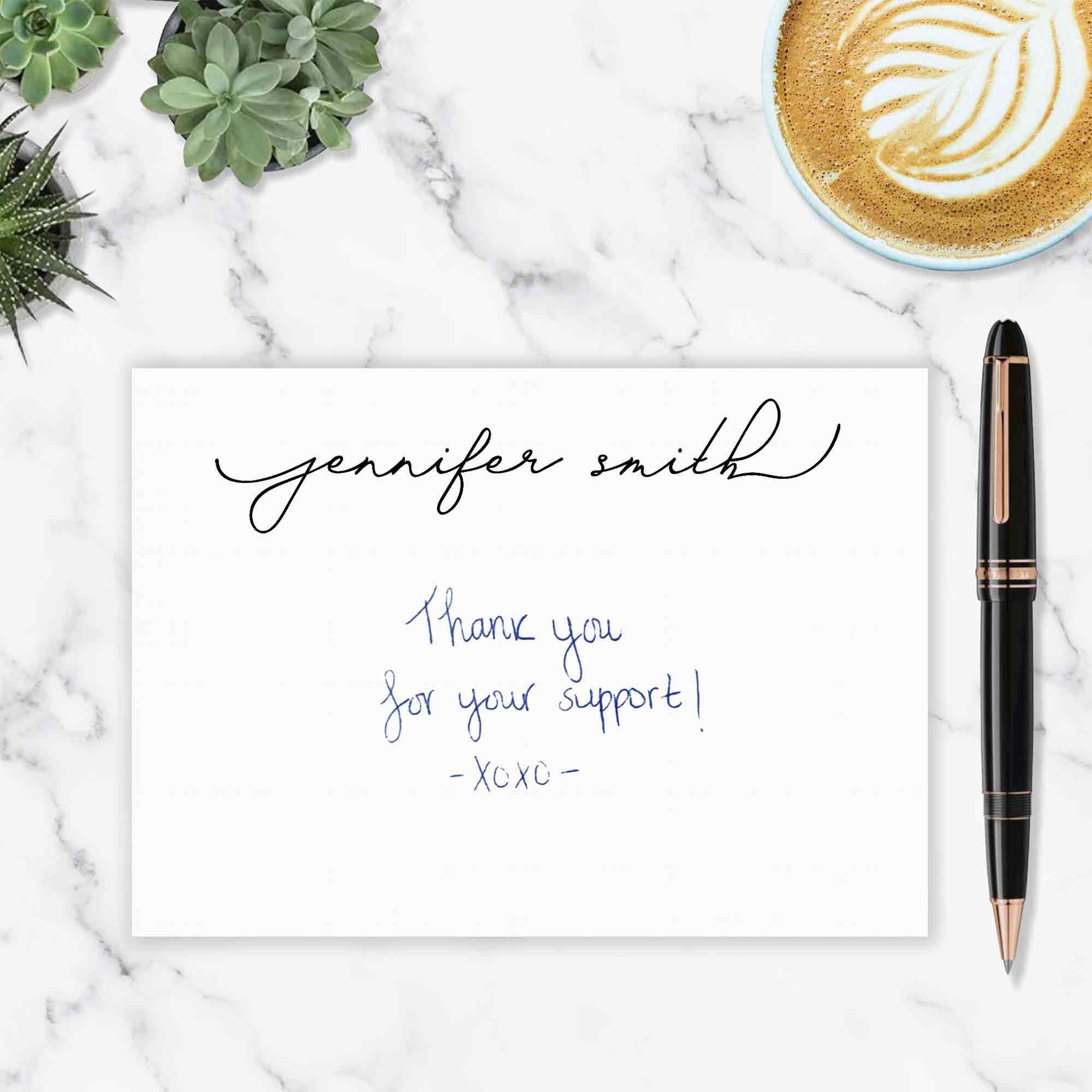Personalized Note Cards Sets, Custom Note Cards, Professional Note ...