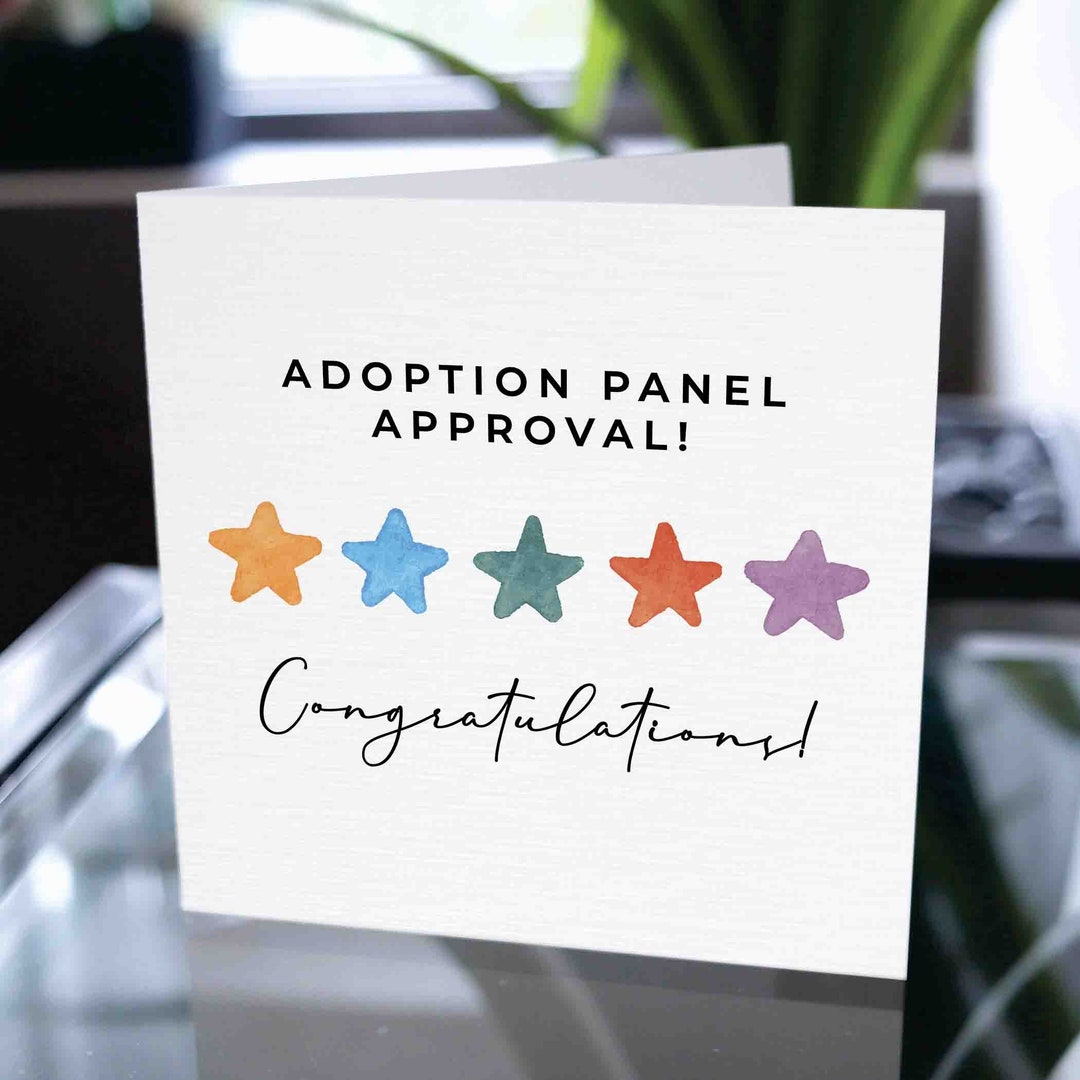 Adoption Card, Adoption Congratulation Crad, New Baby Adoption Card ...