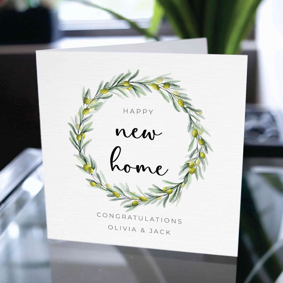 Custom Housewarming Card, Housewarming Gift, Congratulations on Your ...