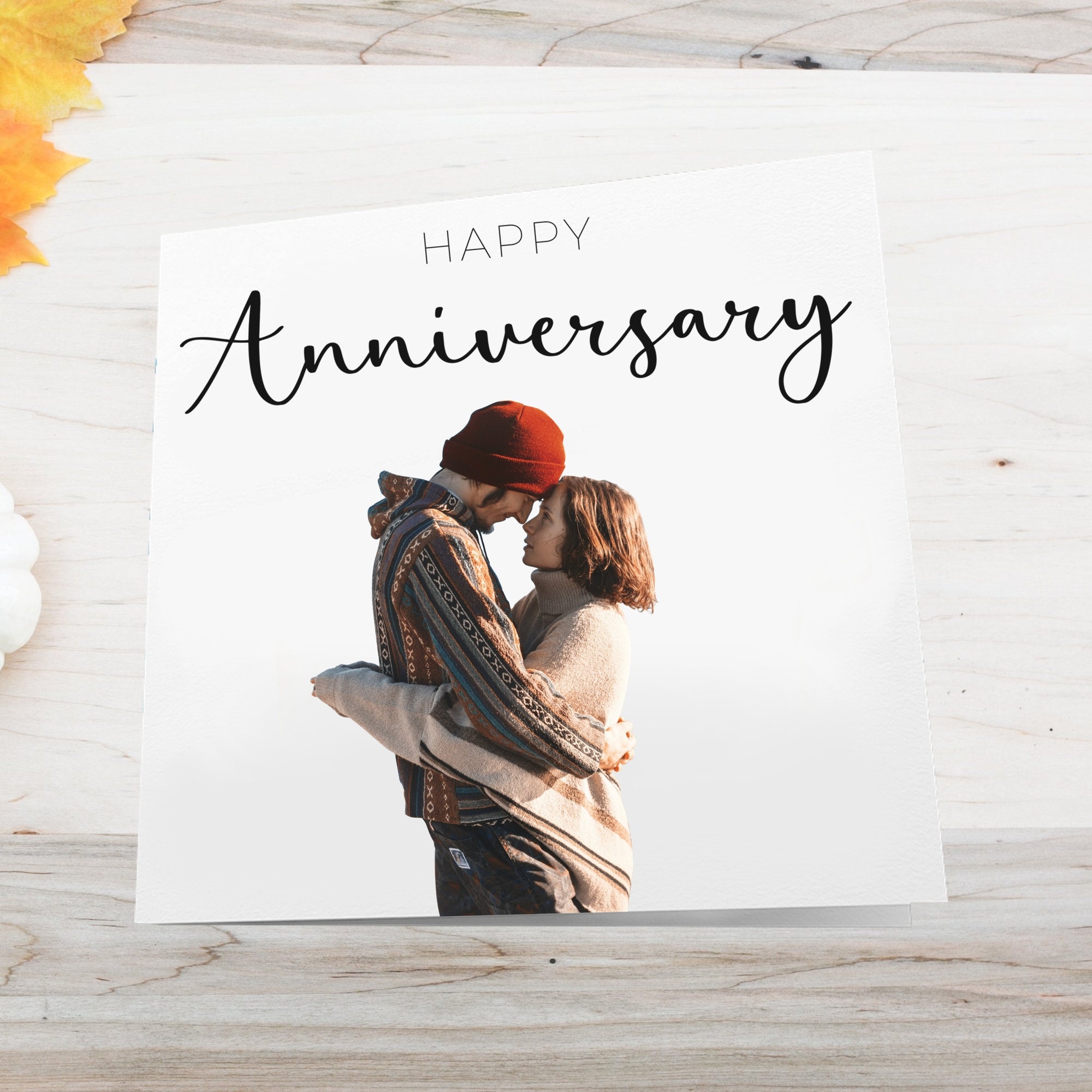 Custom Anniversary Card Personalized Card Custom Greeting | Etsy
