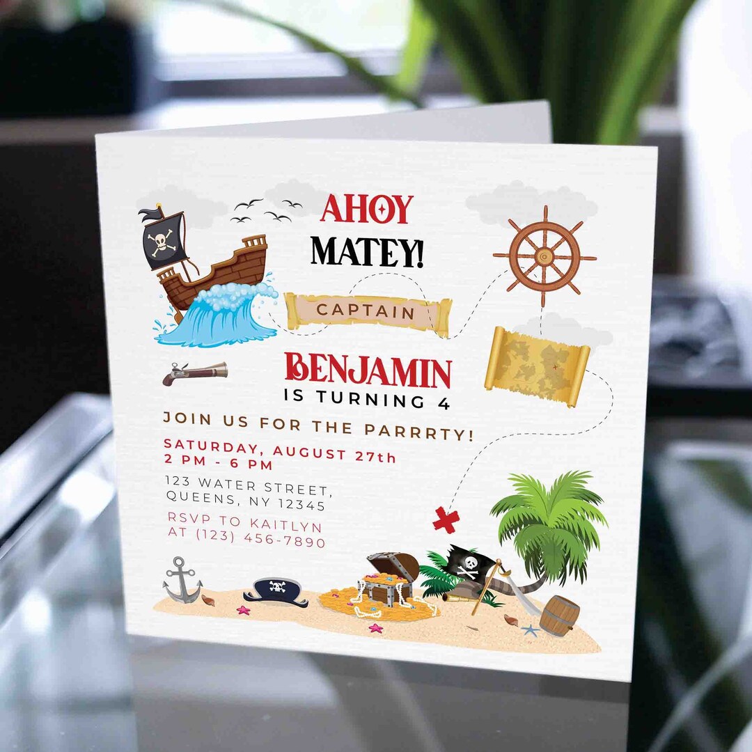 Custom Invitation Card, Invitation Cards for Event, Birthday Party ...