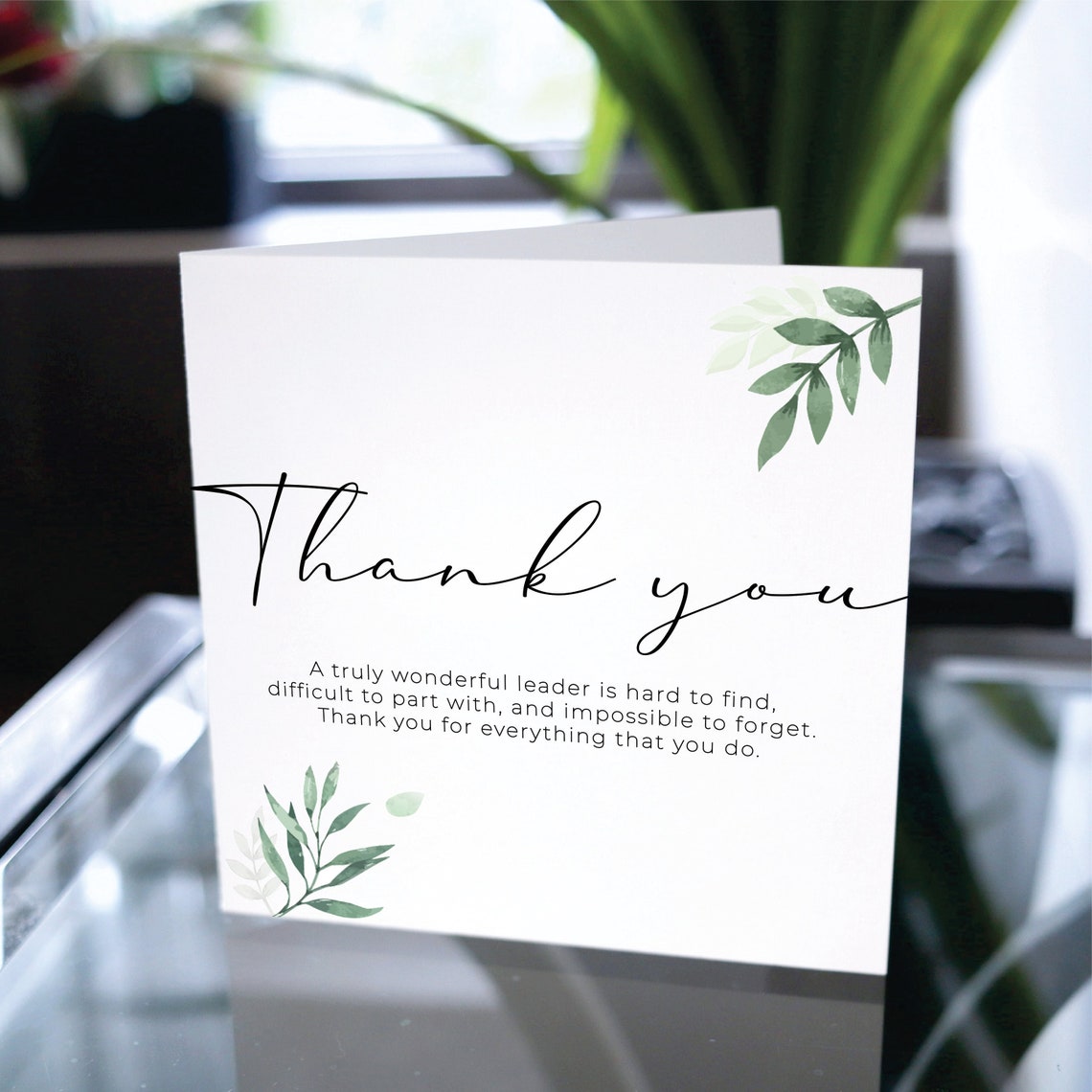 Leader Thank You Card Thank You Card for Boss Leader - Etsy Canada