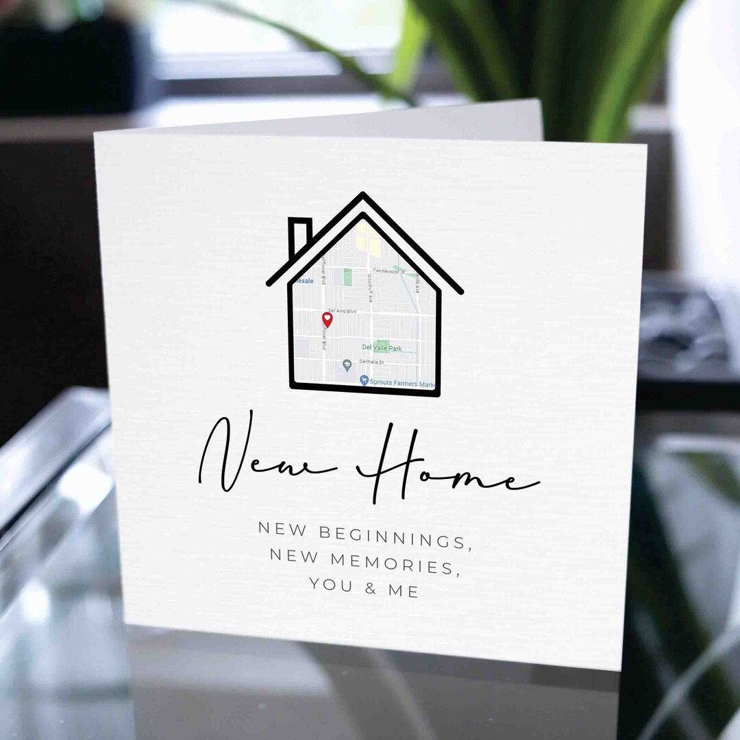 Housewarming Card, Happy 1st Home Together, First Home Together Card ...