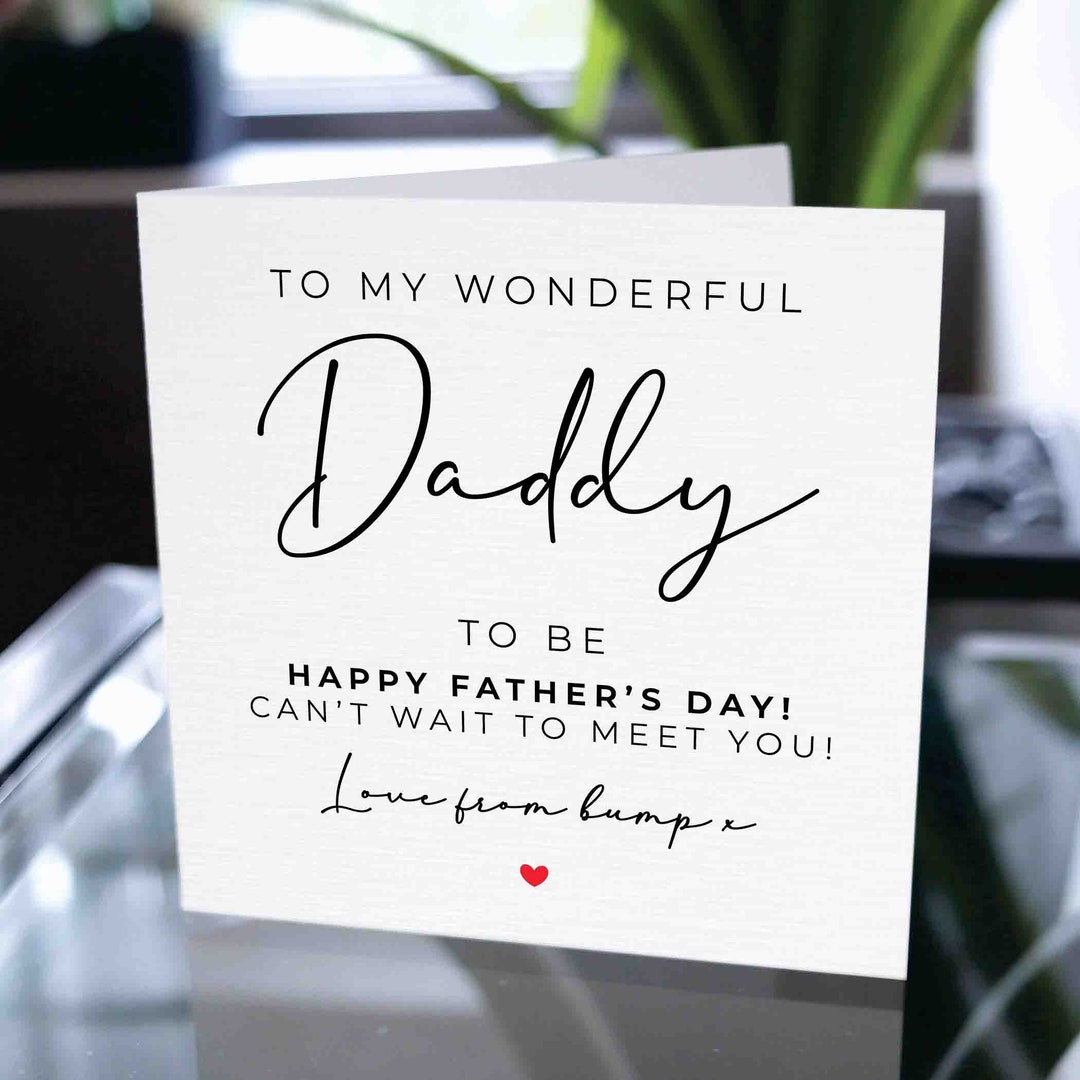Dad to Be Fathers Day Card, Happy Fathers Day Card, Fathers Day Card ...