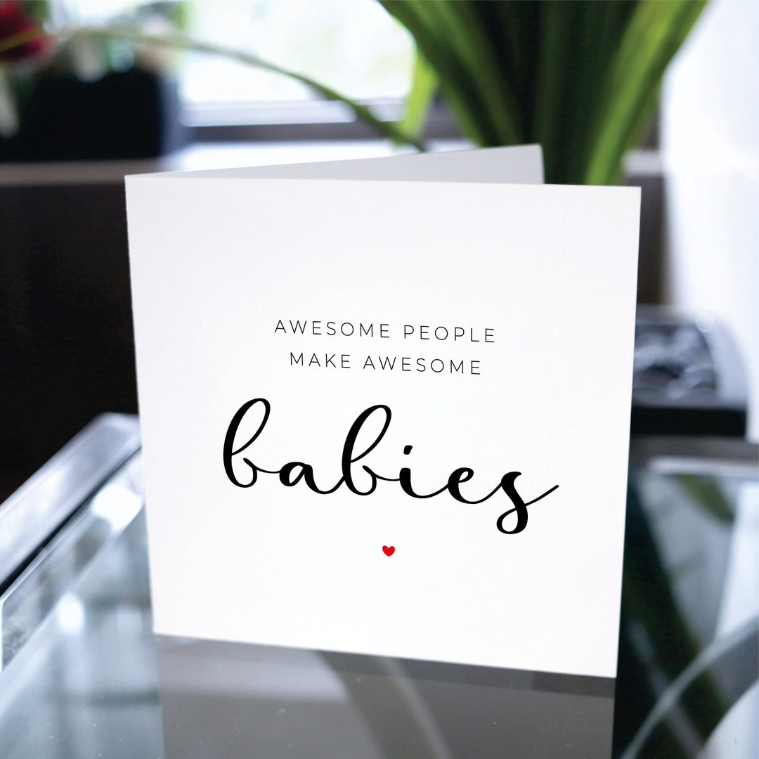 You're Having A Baby Card, New Baby Card, Baby Boy or Girl Card, Baby ...
