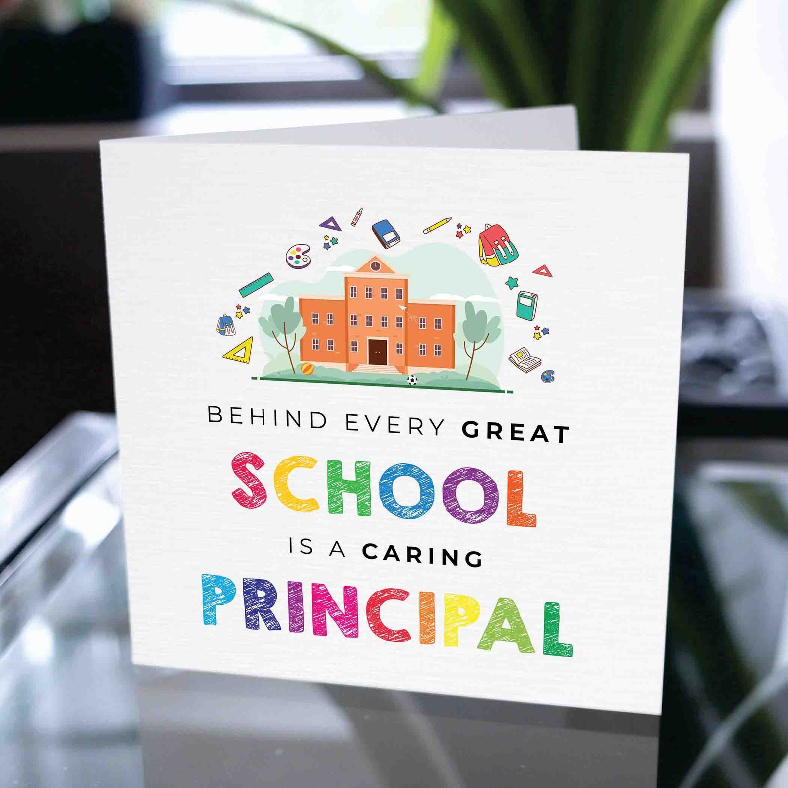 Principal Thank You Card, Thank You Card for Principal, Principal ...