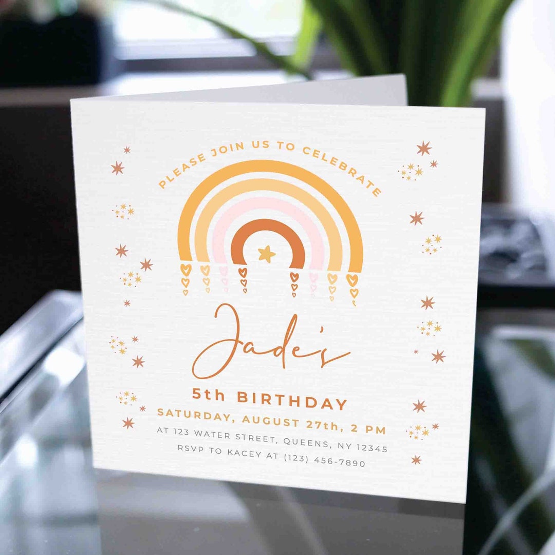 Custom Invitation Card, Invitation Cards for Event, Birthday Party ...