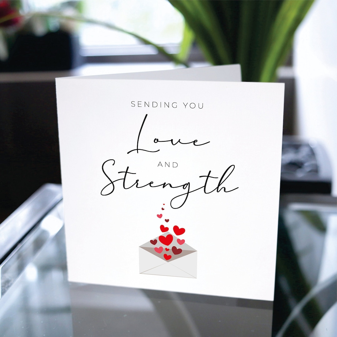 Sending You Love and Strength Card, Wishing You Health Card, Get Better ...