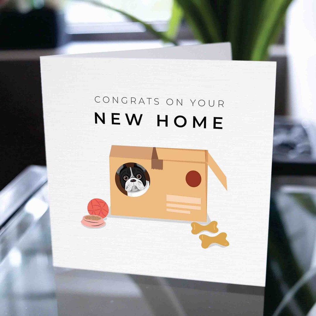 Housewarming Dog Card, Congratulations on Your New House ...