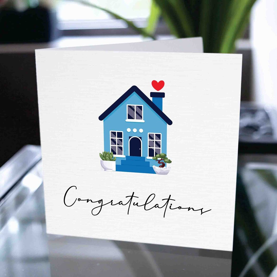 Housewarming Card, Congratulations on Your New House, Congratulations ...