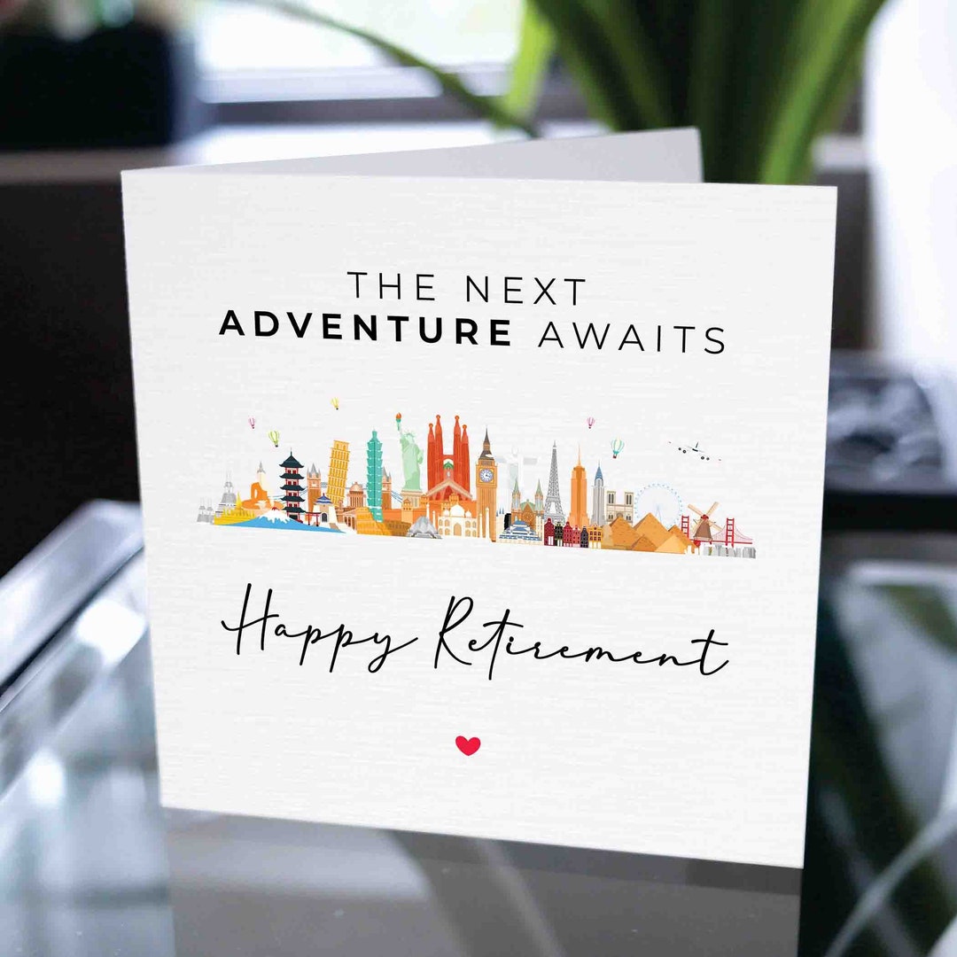 Happy Retirement Card, Retirement Gift, Employee Retirement Card ...