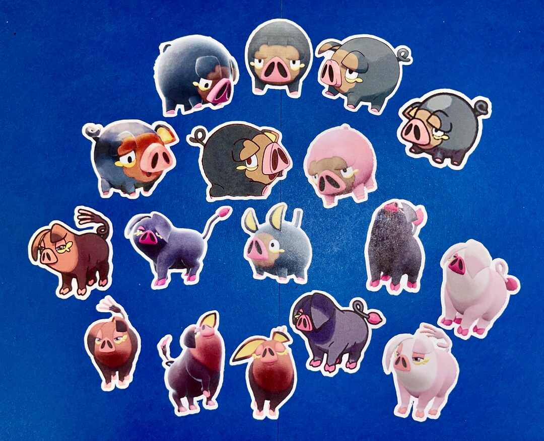 Lechonk Sticker Set - Etsy