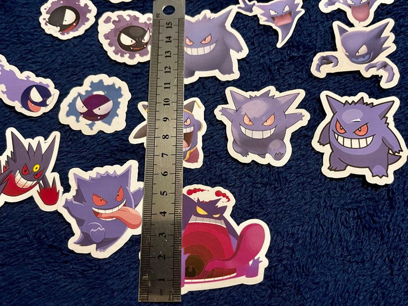 Gengar Sticker Set - Etsy