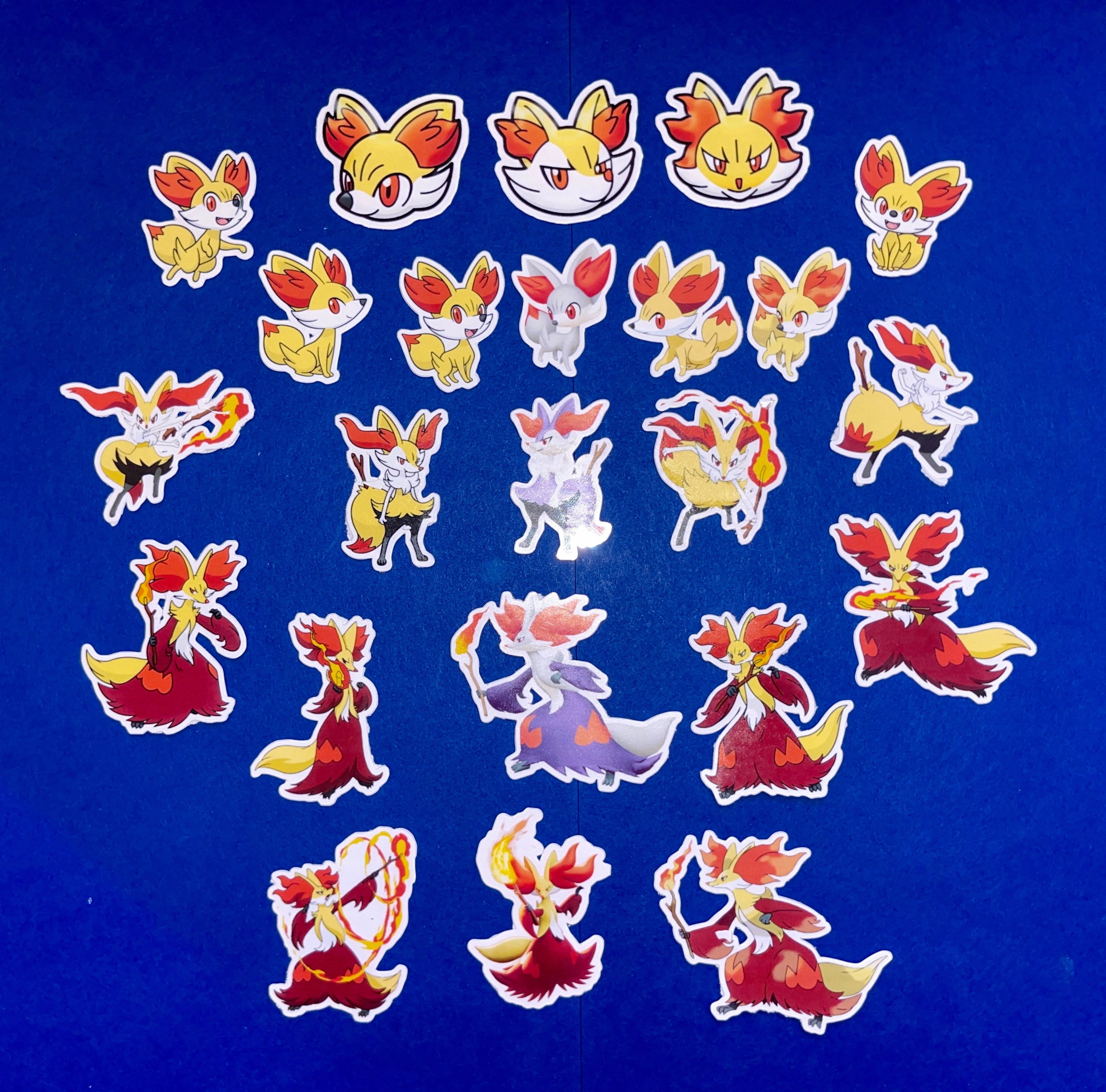 Fennekin Sticker Set - Etsy