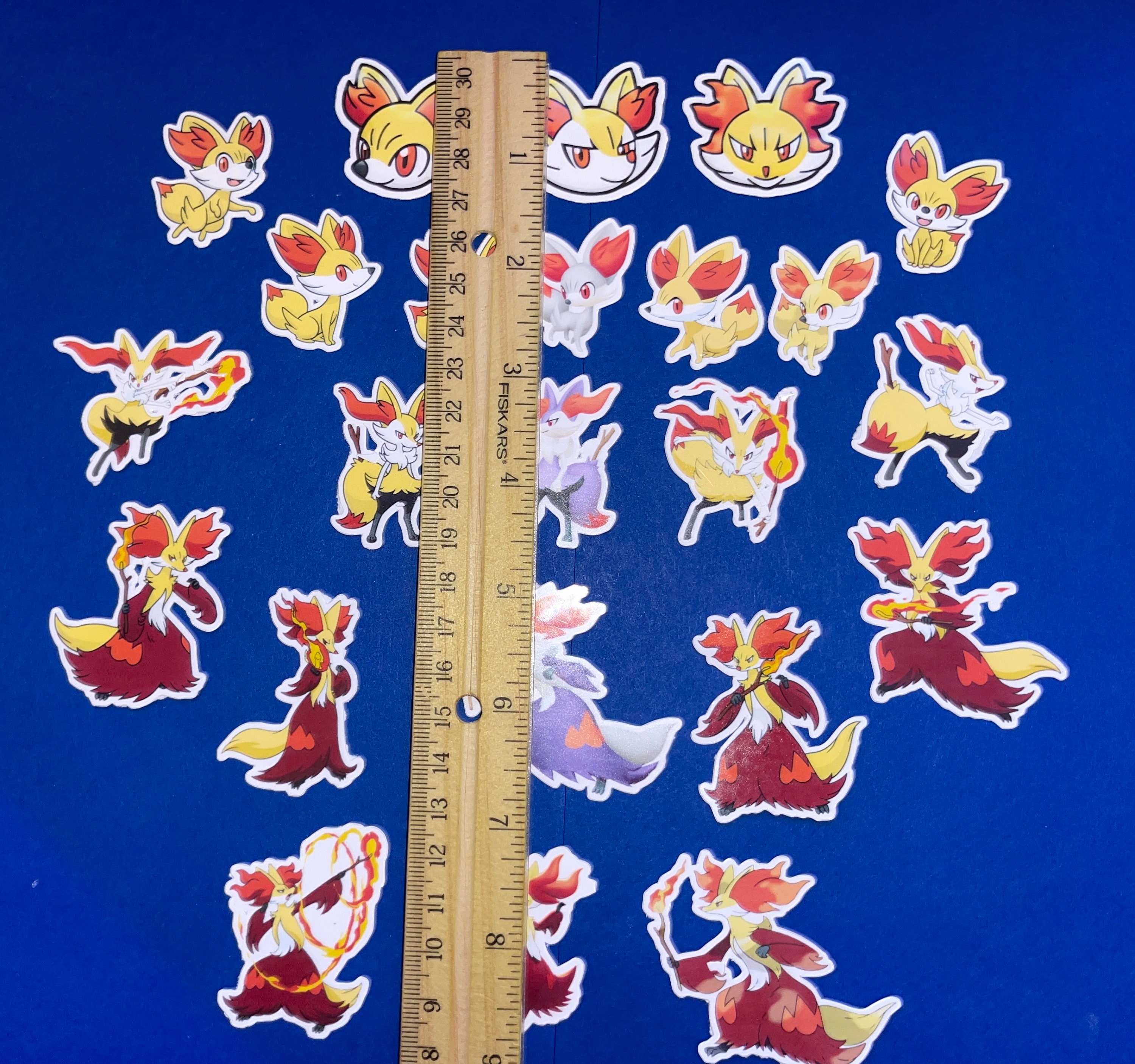 Fennekin Sticker Set - Etsy