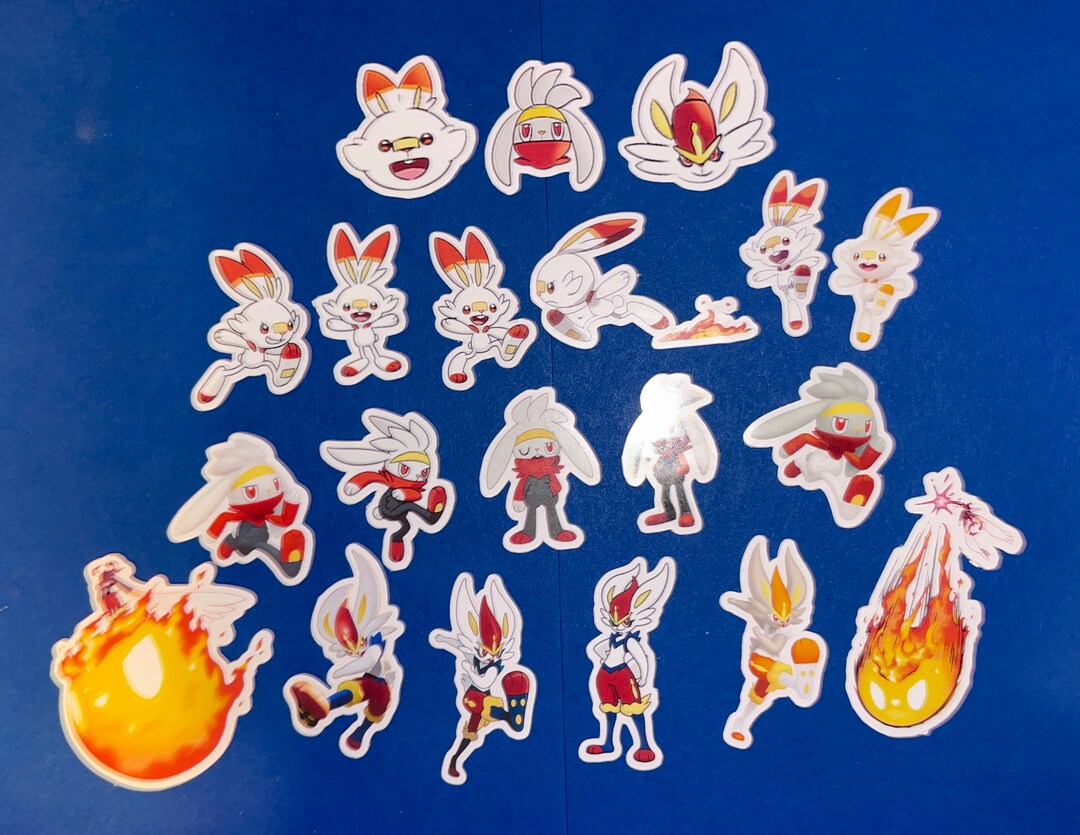 Scorbunny Sticker Set - Etsy